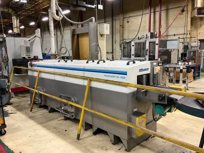 ALLIANCE MANUFACTURING AQUAMASTER CB-1400E PARTS WASHING MACHINE WITH ...